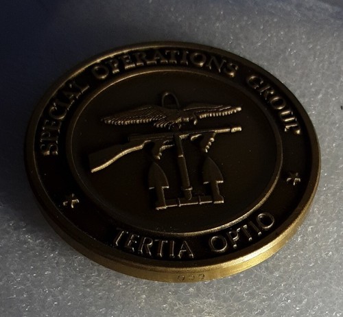 CIA Special Operations Group TERTIA OPTIO RARE Challenge Coin | eBay