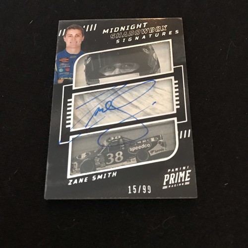 2023 Panini Prime Racing Zane Smith Midnight Shadowbox Signatures Auto ...