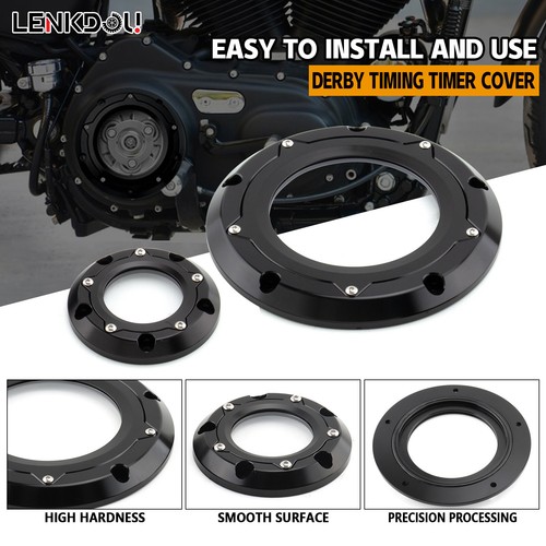 CNC Engine Derby Timer Timing Cover For Harley Dyna Street Bob Road ...