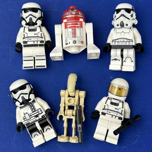 Star Wars Minifigure MiniFigure mixed lot 6 stormtrooper R3-T2 battle ...