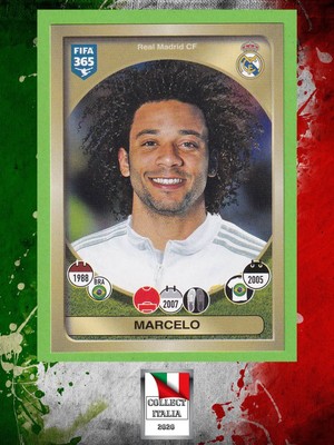 Figurina Album FIFA 365 2016-17 Panini 2017 Sticker nuovo # 81 MARCELO ...
