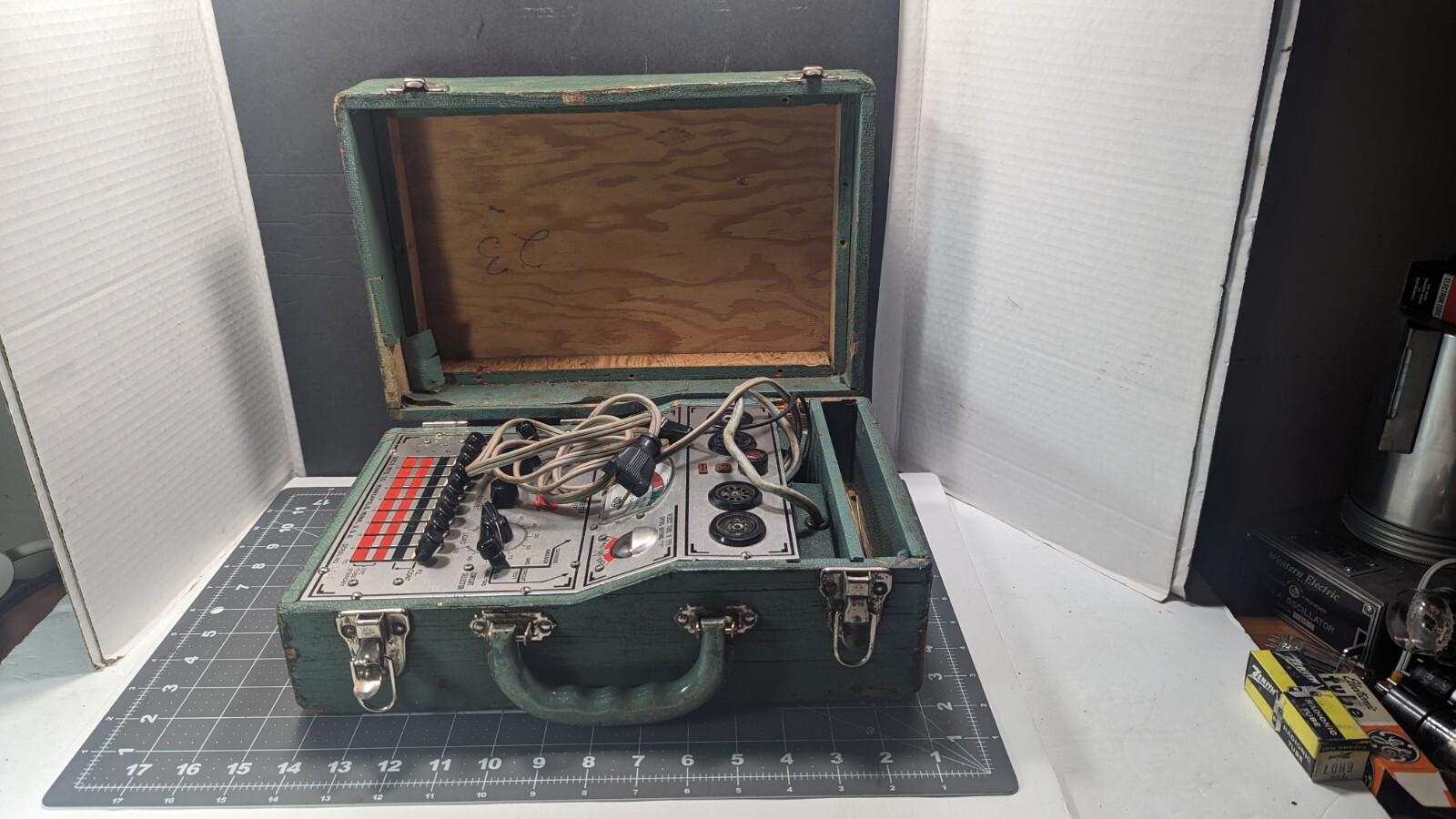 Vintage Seco Model 107 Emissions Vacuum Radio Tube Tester Powers on | eBay