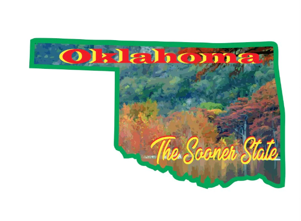 5" oklahoma the sooner state bumper sticker decal usa made | eBay