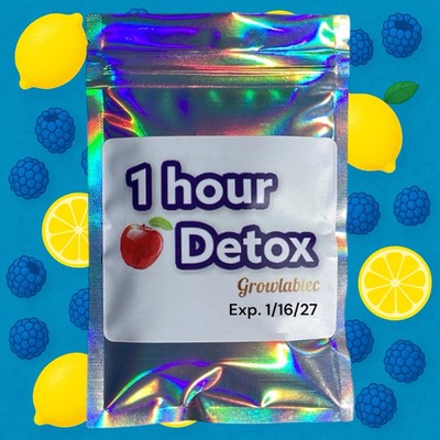 1 Hour Detox - Formulated for Body Detox- Blue Raspberry Lem | eBay