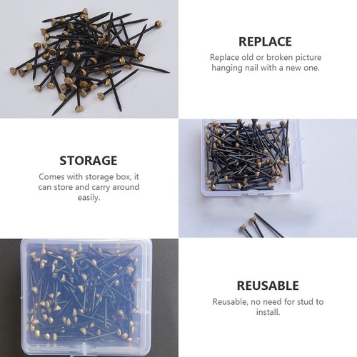 150 PCS Quick Picture Pin Professional Picture Fixing Pin Iron Photo ...