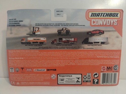 Matchbox Convoys MBX Cabover Tractor & Box Trailer & Power Lift ...