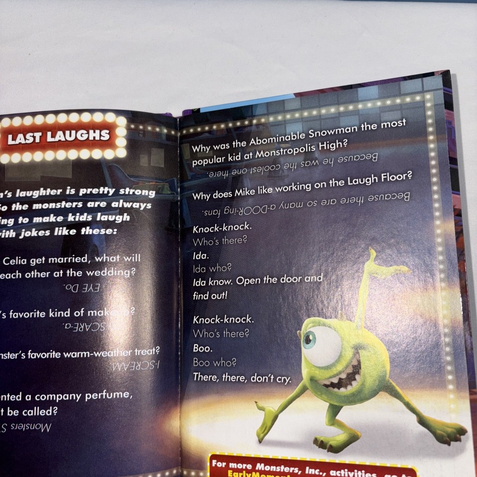 Disney Wonderful World Of Reading Monsters Inc & Monsters University ...