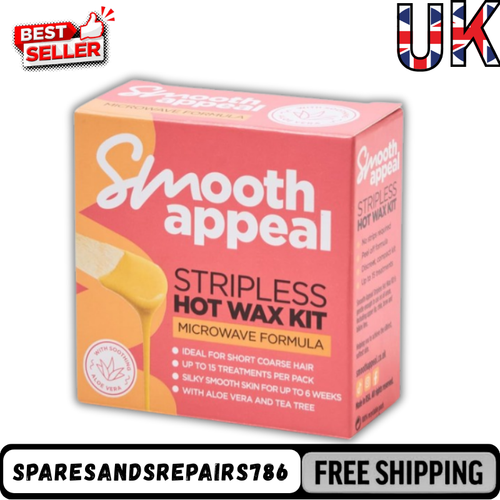 Smooth Appeal Microwave Formula Facial Hair Remover Wax - Professional ...
