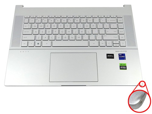 HP ENVY 16-H LAPTOP US KEYBOARD PALMREST TOUCHPAD ASSEMBLY N12772-001 ...
