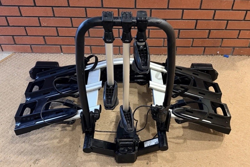 Thule VeloCompact 927 Towbar mounted 3 Bike Carrier Cycle Rack | eBay UK
