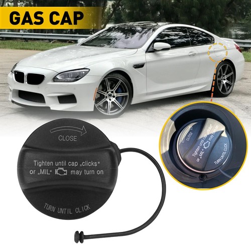 Fuel Gas Tank Filler Cap Black For BMW E92 E90 E60 E46 X1 X5 X6 Z4 ...