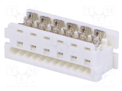 Stecker weiblich PIN: 12 1,27mm Leitung-Platte Pico 90327-0312 Pico ...