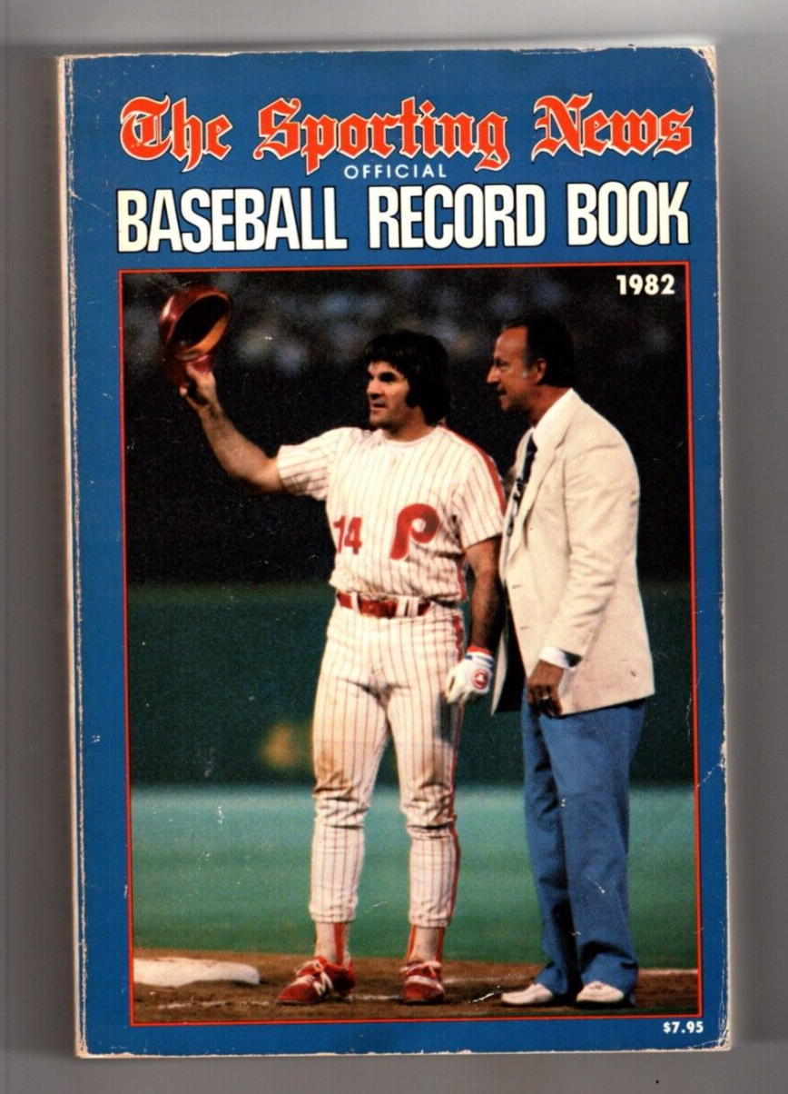 1982 SPORTING NEWS BASEBALL RECORD BOOK - PETE ROSE COVER | eBay