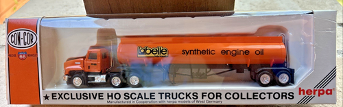 Con-Cor Mack Tractor 39' Tanker Labelle Oil 0004-001054 NOS HO Scale | eBay