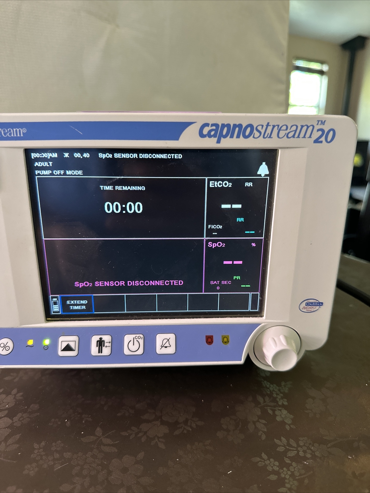 Oridion Microstream Capnostream 20P EtCO2 Capnography Monitor | eBay