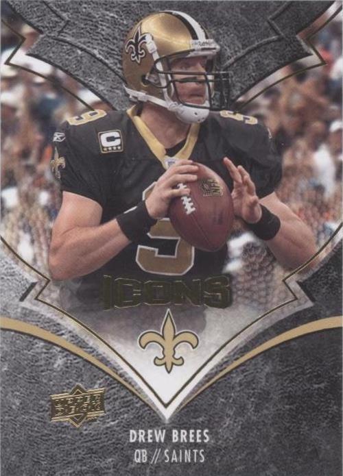 2008 Upper Deck Icons - Drew Brees #62 for sale online | eBay