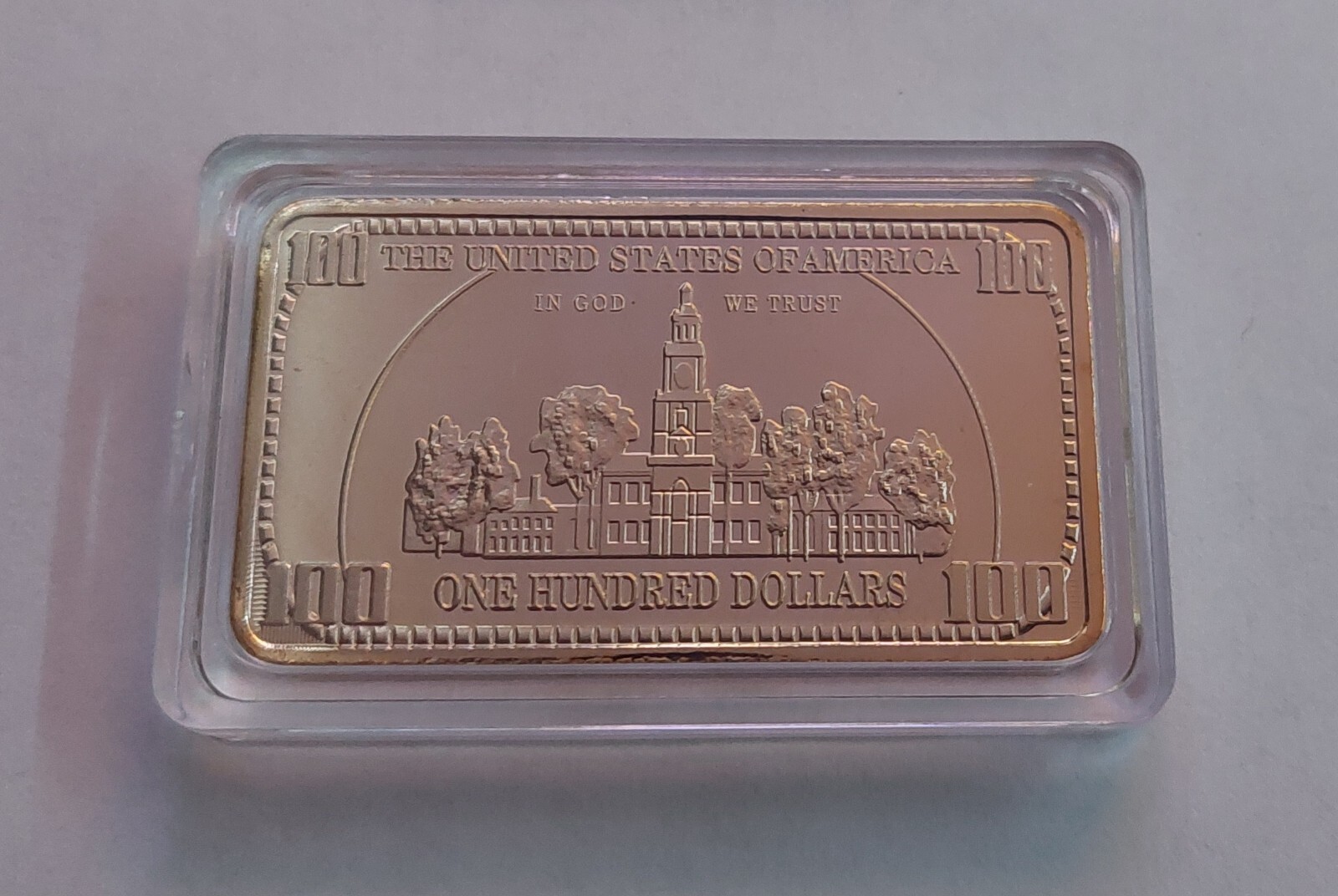 1 G .999 Fine Silver + 1oz +5 Gram 100 MILLLS GOLD $100 BANKNOTE BARS ...