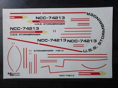 Mcdaniel Models USS Defiant Class AMT/ERTL 1:420 Model Decals ...