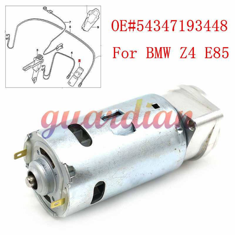 Top Hydraulic Roof Pump Motor & Bracket Z4 E85 54347193448 for BMW ...