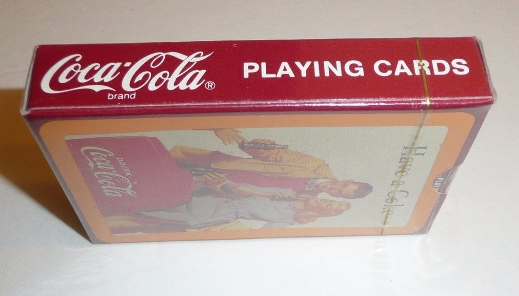 Coca Cola Drink Coke Deck of Playing Cards Bridge Have A Coke Guy Girl ...