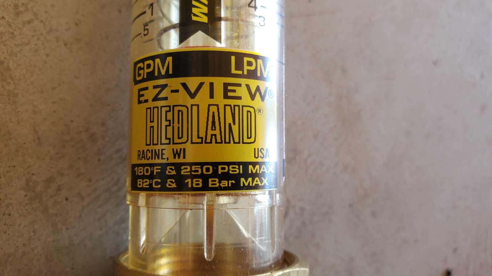 Hedland EZ-View H624-004 Water Flow Meter | eBay