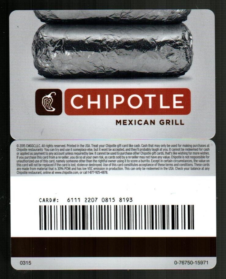Chipotle Gift Card EXPIRED) Kroger: Buy $25+ Chipotle Gift Card & Get