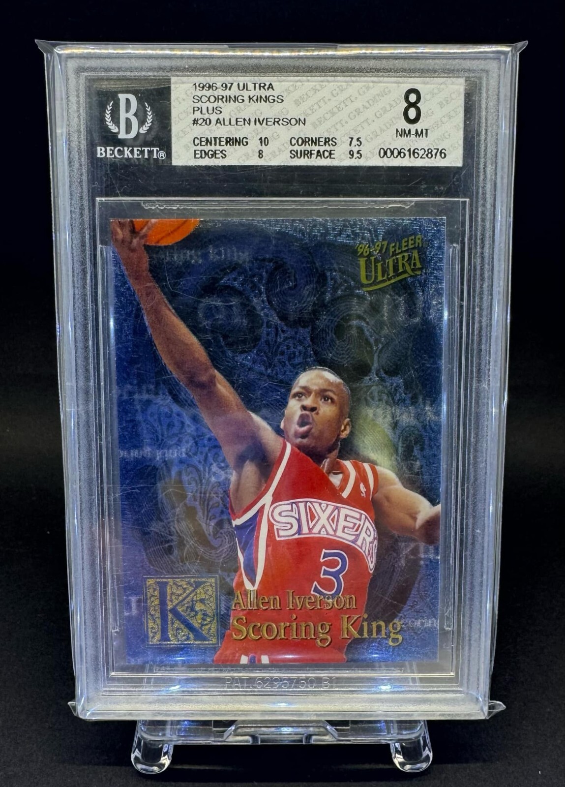 1996-97 Fleer Ultra - Scoring King Allen Iverson #20 Plus (RC) for sale ...