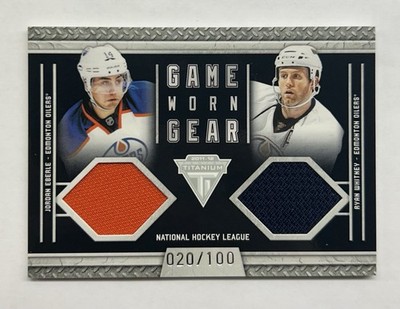 2011-12 Panini Titanium Jordan Eberle Ryan Whitney /100 #46 Dual Patch ...