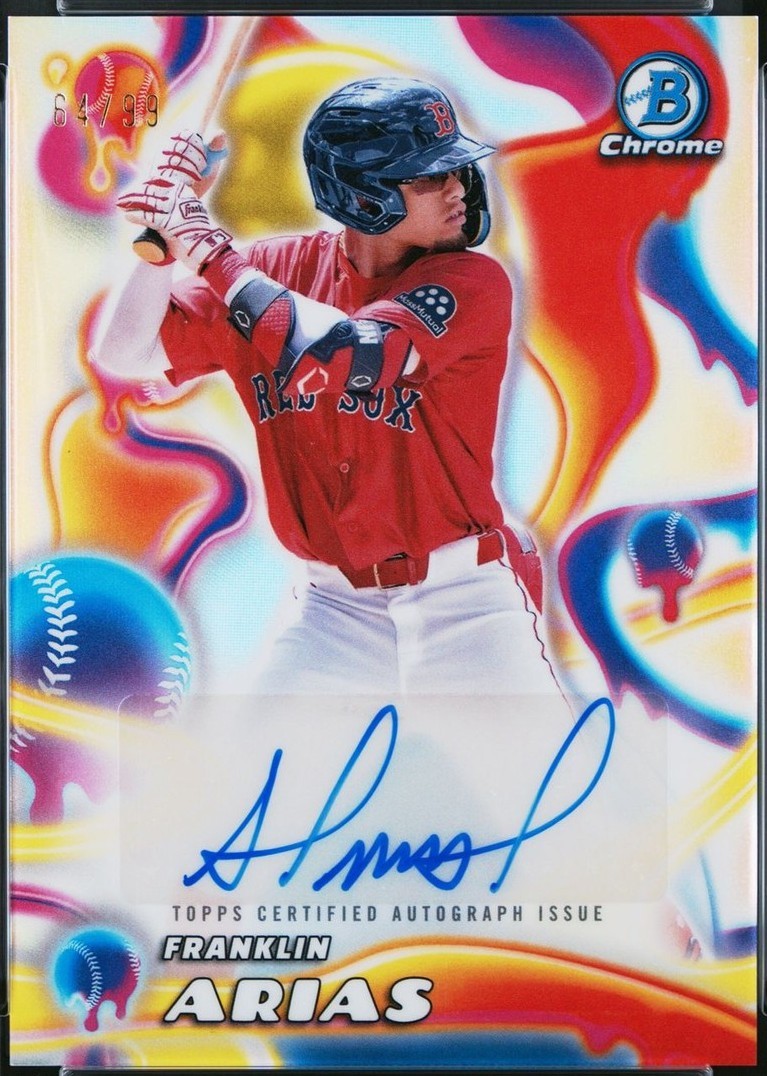 2025 Bowman Chrome - Melt Mashers Autographs Franklin Arias #MMA-FA /99 ...