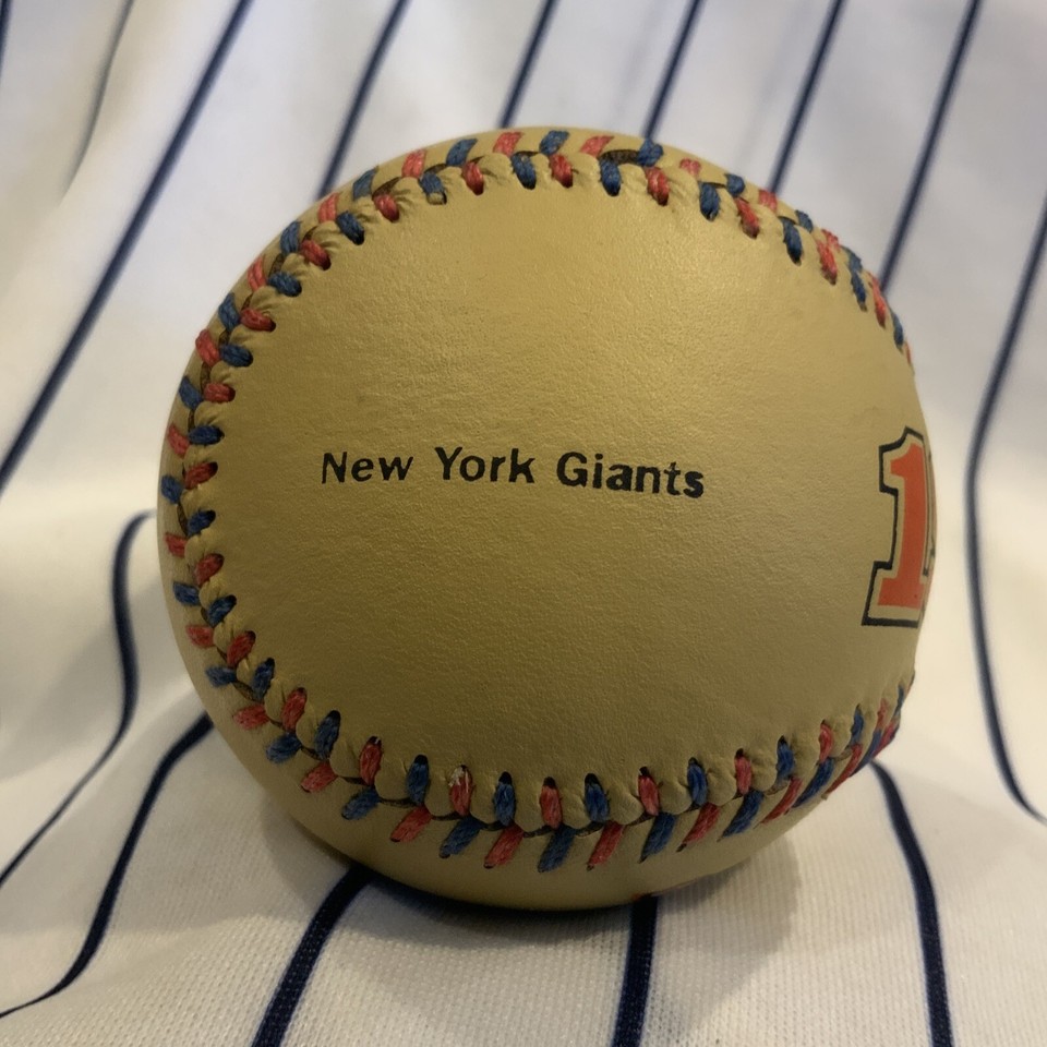 Spinneybeck Leather New York Giants 1954 Champions Souvenir Baseball ...