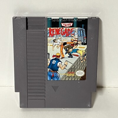 Renegade (Nintendo Entertainment System NES) Vintage 80s Retro Game ...