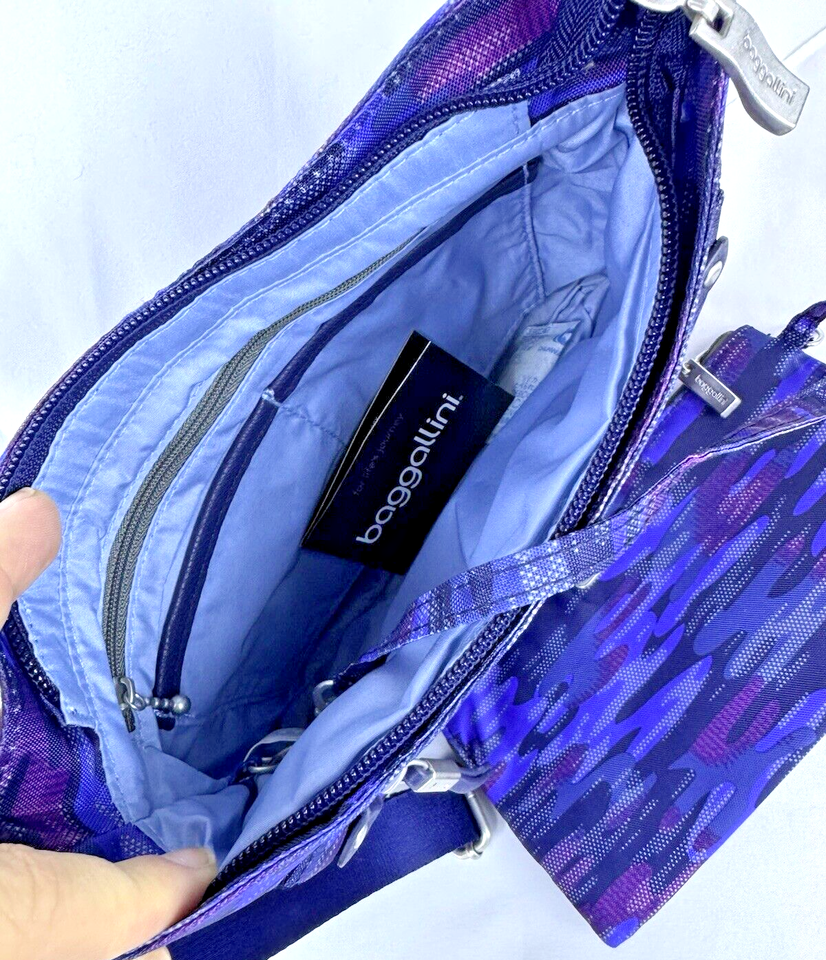 baggallini Uptown Bagg Crossbody Bag with RFID Phone Wristlet NWT | eBay