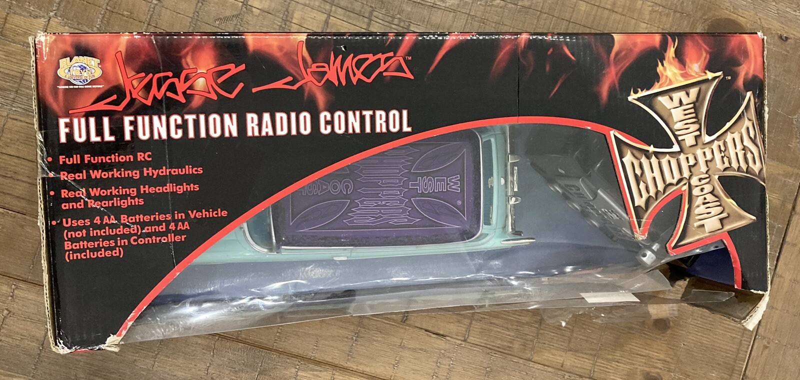 RARE Jesse James West Coast Choppers RC Remote Control Car 57 Chevy ...