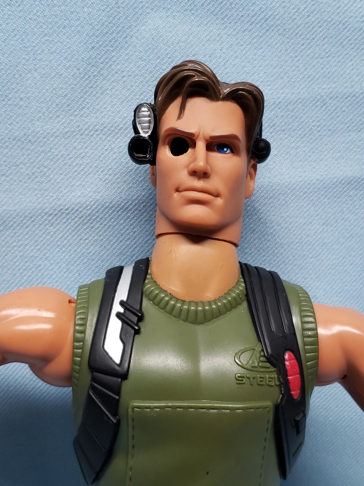 Mattel Max Steel 1998 G.I Joe Action Figure Male 12" Articulating ...
