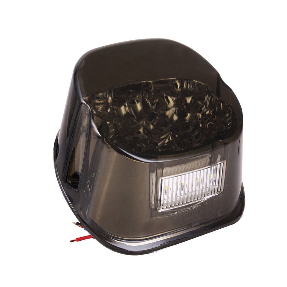 for Harley Tour Road King Electra Glide Dyna FXR Smoke LED Tail Light ...