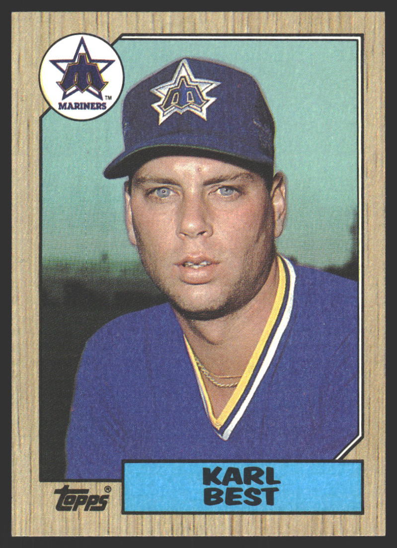 Karl Best #439 1987 Topps Seattle Mariners | eBay