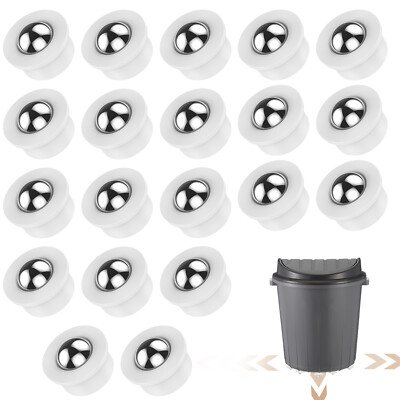 20Pcs Mini Caster Wheel 360° Rotatable Mini Ball Transfer Mini Roller ...