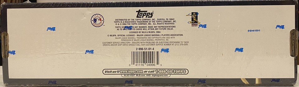 2004 Topps Baseball Factory Sealed Complete Set (Yadier Molina RC-Hobby ...