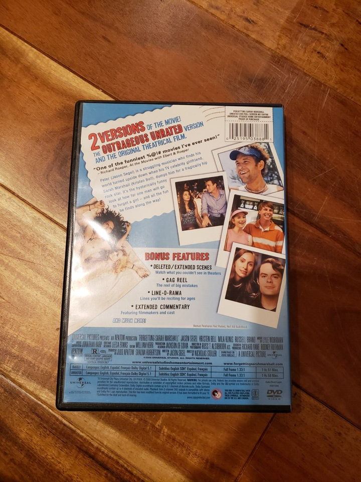 Forgetting Sarah Marshall (DVD, 2008) | eBay