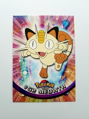Pokémon Topps Trading Cards (Series 1) #52 "Meowth" NMint-Mint | eBay