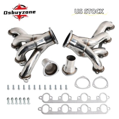 for Ford Big Block 429 460 7.0L 7.5L Stainless Shorty Hugger Exhaust ...