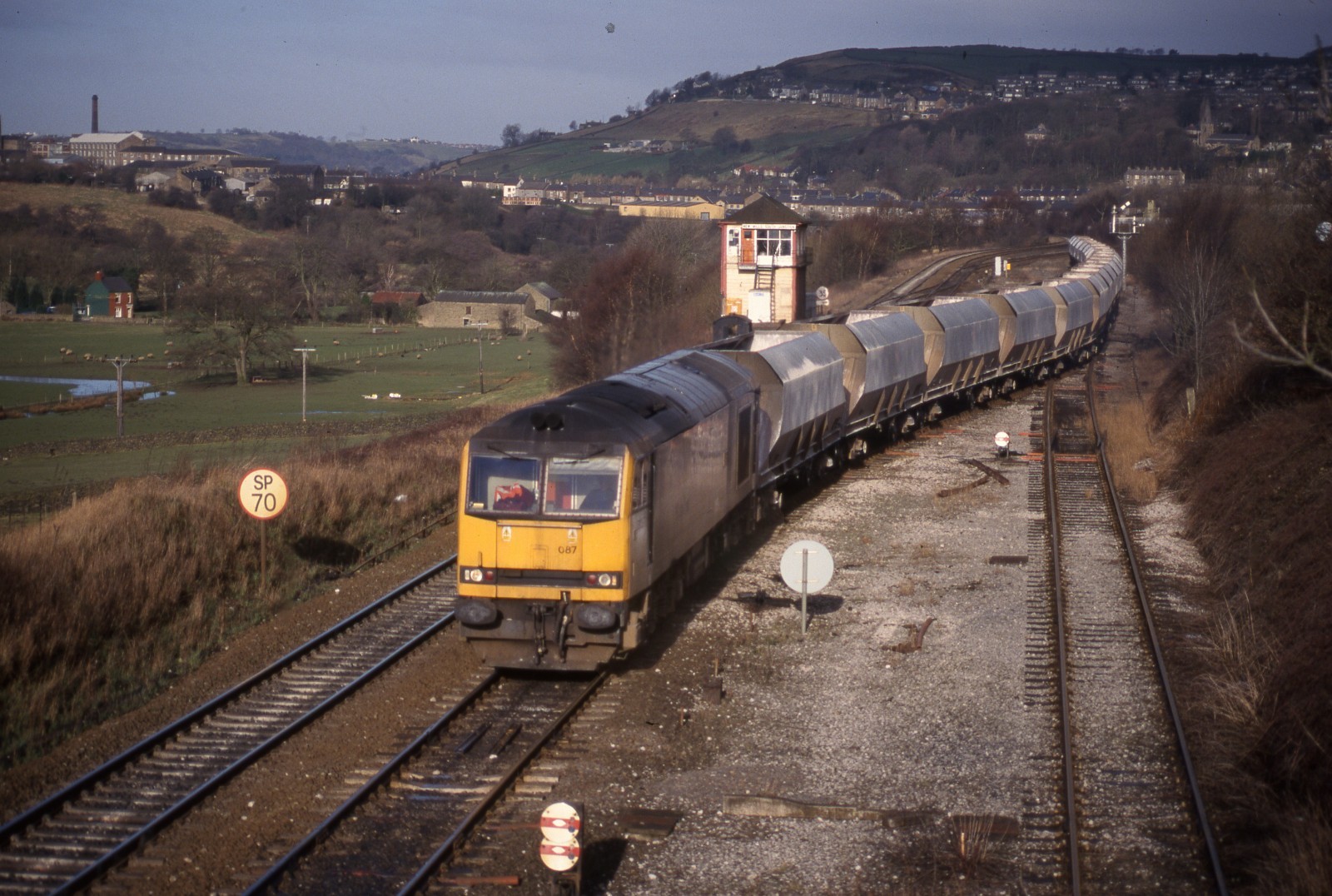 Original 35mm Railway Slide Class 60 60087 New Mills S Jn 25 2 00 09 ...