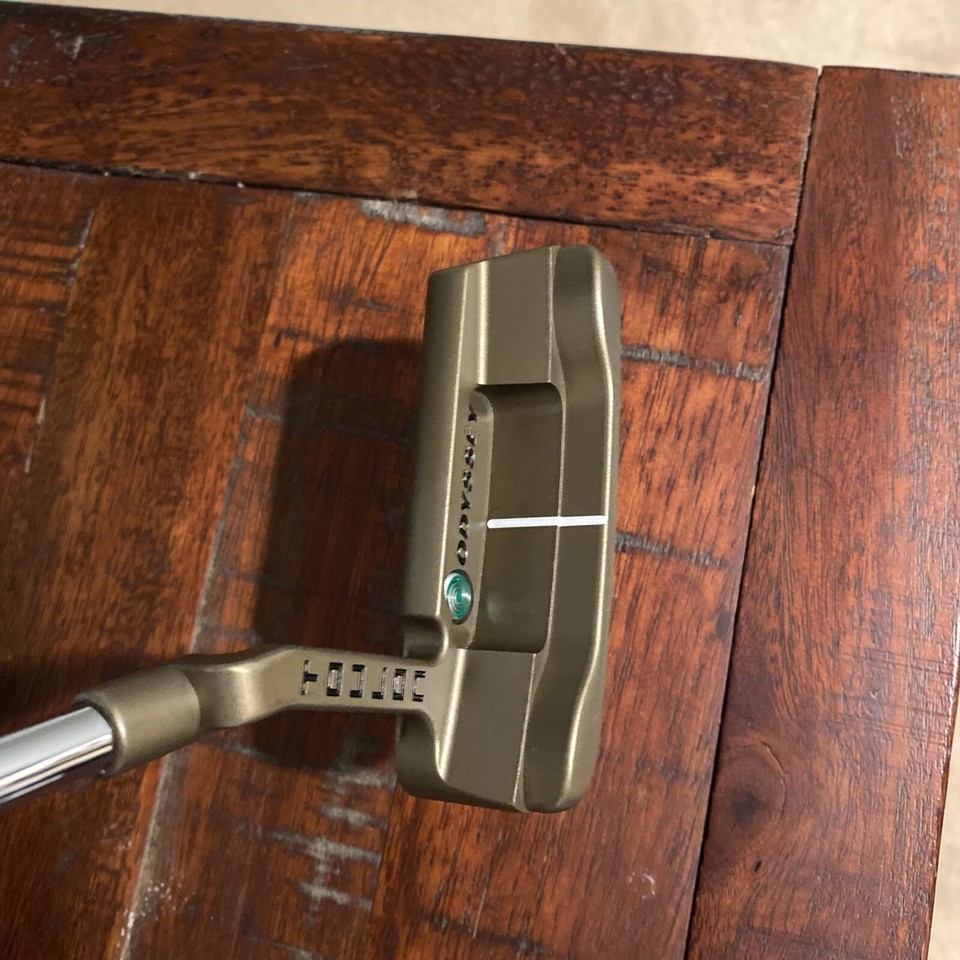 Toulon Garage Chicago Putter🔥TOUR RARE MILLED FACE Gold Matte Finish H1 ...