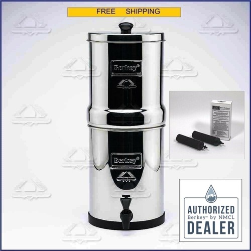 Crown Berkey Water Filtration System w 2 Black Berkey Filters ...