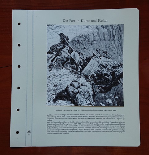 Template Sheet Post Art & Culture Accident Mail Wagon Nice 1872 Woodcut ...