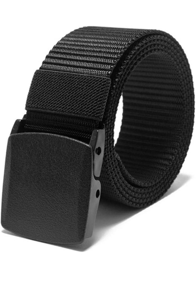 Unisex Nylon Adjustable Belt Tactical Waistband Canvas Plastic Buckle ...