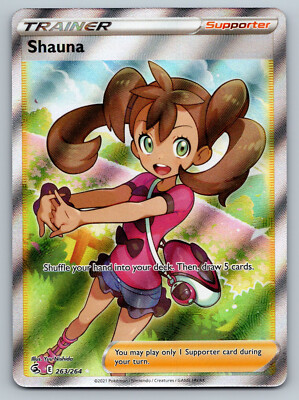 Shauna 263/264 Full Art Trainer - 2021 Pokemon Fusion Strike NM | eBay