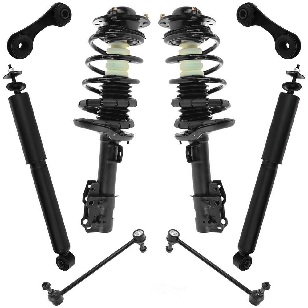Suspension Kit-8 Piece Complete Strut Assembly and Shock Absorber Kit ...