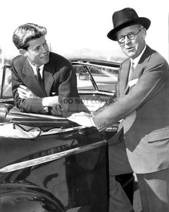 John F. Kennedy mit seinem Vater, Joseph P. Kennedy - 8x10 Foto (da-298 ...