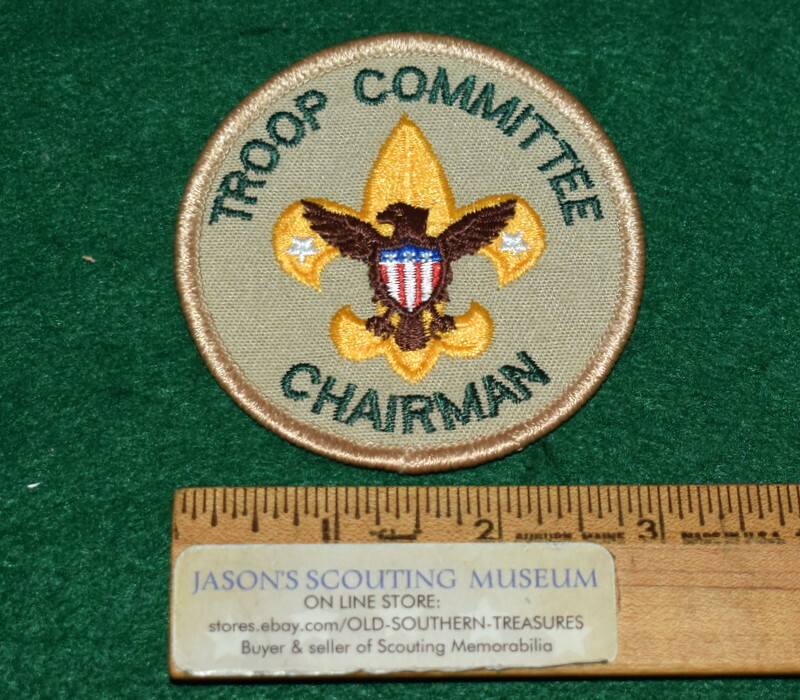VINTAGE BOY SCOUT - TROOP COMMITTEE CHAIRMAN PATCH | eBay